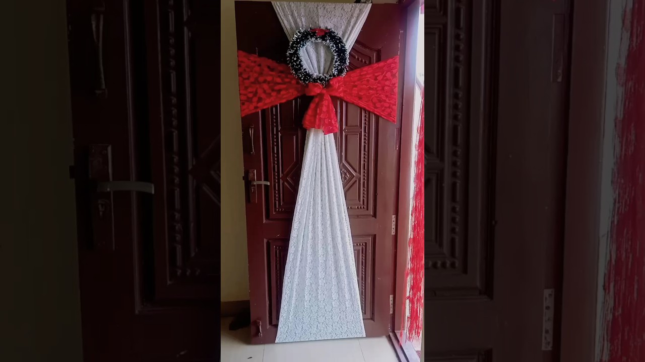 christmas door #decoration idea