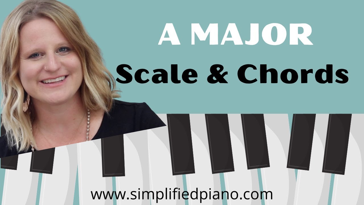 A Major Scales & Chords//EASY Piano Tutorial