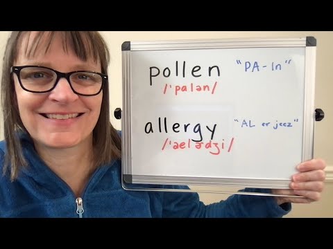 How to Pronounce Pollen and Allergy, Allergies