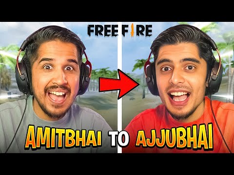 I BECAME AJJUBHAI IN FREE FIRE !! 🔥