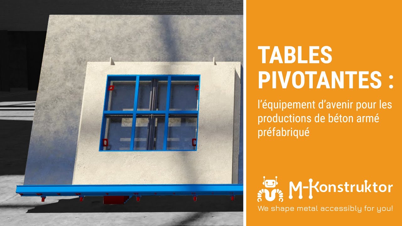 Tables pivotantes : l’équipement d’avenir pour les productions de béton ...