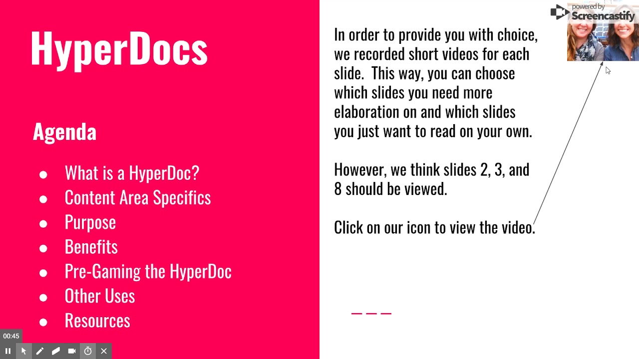Opening Slide - Hyperdocs