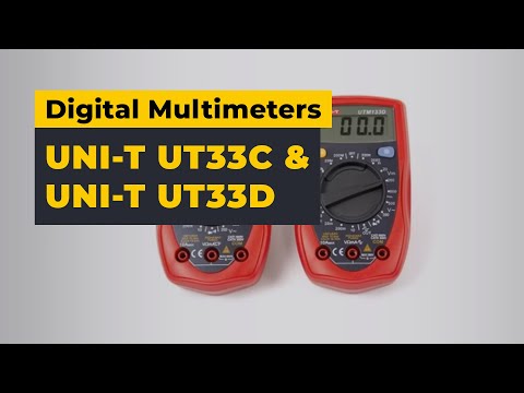 Digital Multimeter UNI-T UT33D - ToolBoom