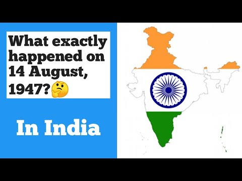 What exactly happened on 14 Aug,1947?|Why did the British choose 15 Aug for independence of India?