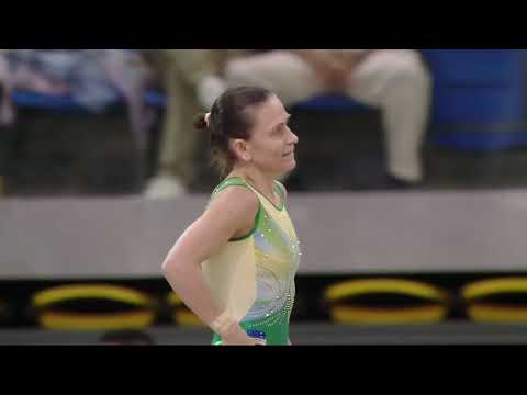 Oksana Chusovitina. 2025 Doha World Cup. VT1