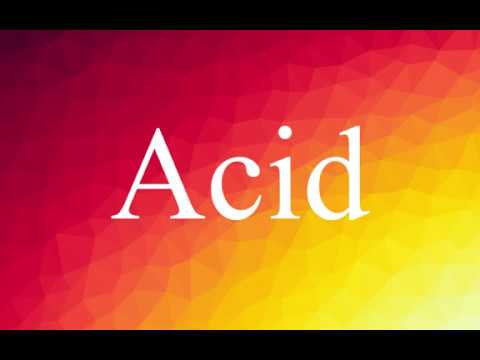 EnglishVocabulary #50: Words with Examples Improve your English ! (Acid)