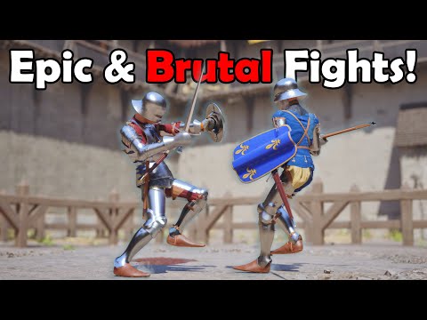 EPIC FIGHTS! Brutal Fights in Physics Based Medieval Fencing Game! - Half Sword Playtest