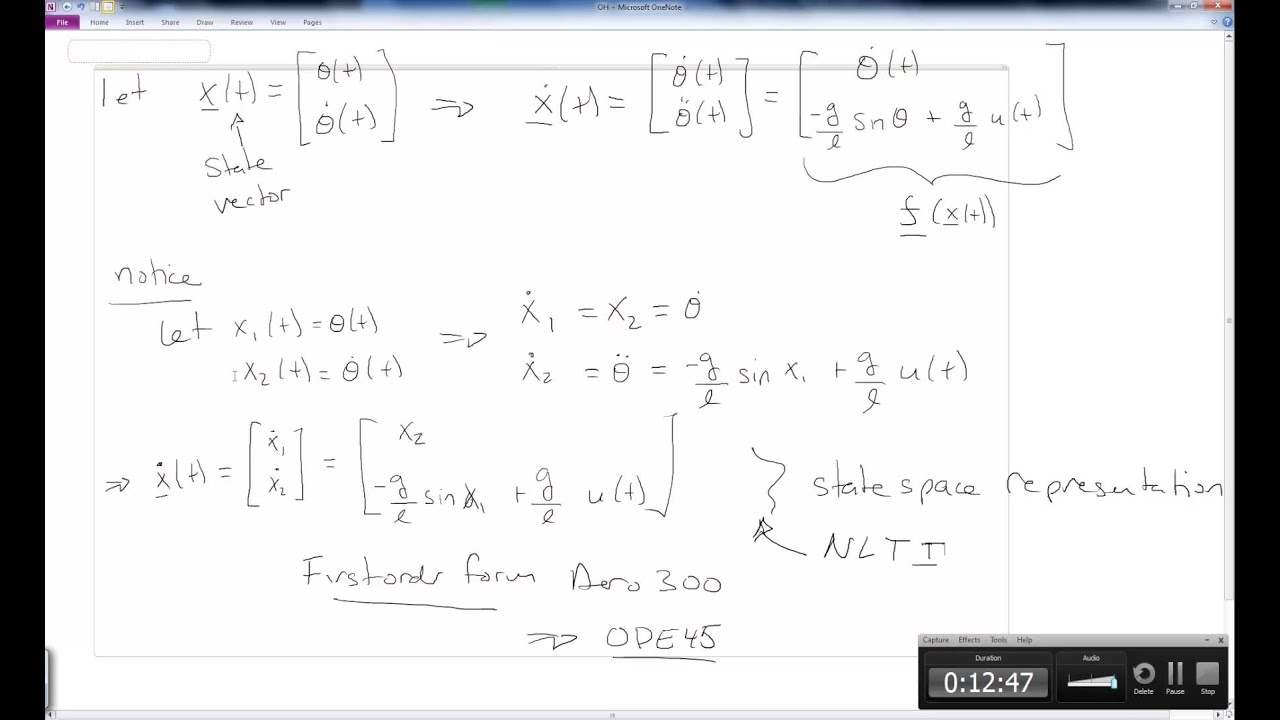 7.1 Finding State Variables and Linearization