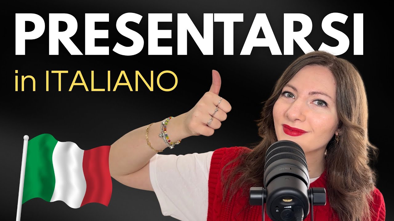 Fórmulas para Presentarse en Italiano – Nivel Avanzado – LearnAmo