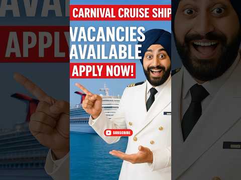 “Carnival Cruise Dream Job? They’re Hiring NOW! 🚢✨ | Apply Today”#merchantnavy #cruiseshipjobs