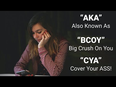 Texting Abbrevations | Texting Acronyms in English (A-C)