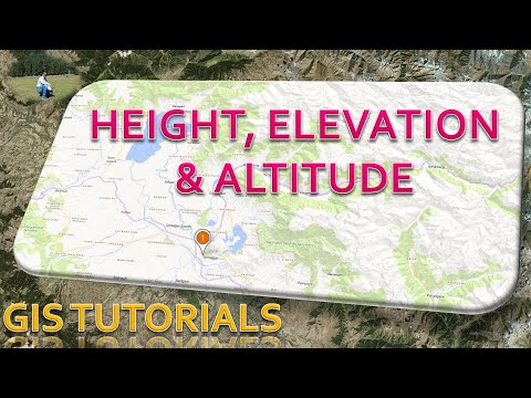 Difference between Height, Elevation & Altitude | What is the diff in Height, Elevation and Altitude