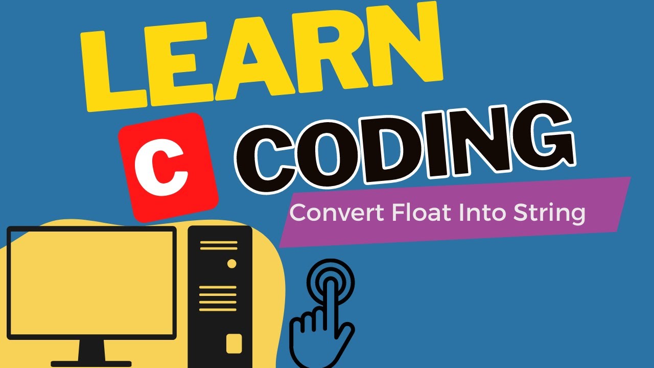 How To Convert Float Into String Sprint F | Basic Programming Tutorial