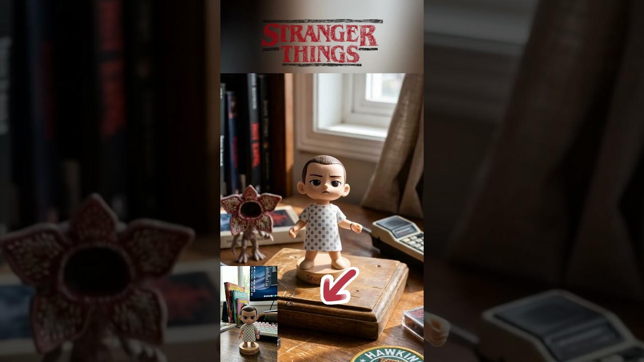 “Only real fans will recognize this instantly” #snapfig #customfigures #strangerthings #giftguide