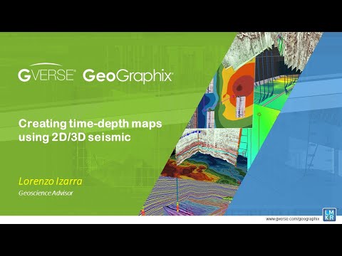 Webinar - Creating time-depth maps using 2D/3D seismic