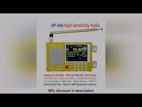 Why Everyone’s Talking About This Product! DP-666 TEF6686 Radio High Sensitivity Full Band FM AM L