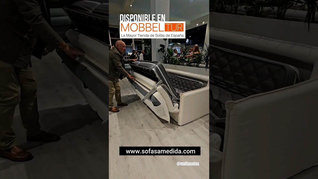 Un sofá CAMA enooooorme!!! #mobbeltur #sofasleon #sofascama #sofacama #sofacamaitaliano