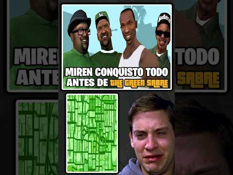 conquisté todos los territorios antes de hacer THE GREEN SABRE #shorts #gamer #gta #gtasanandreas