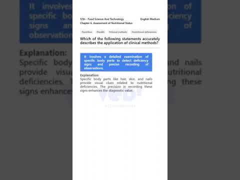 Clinical Methods: Assessing Nutritional Status