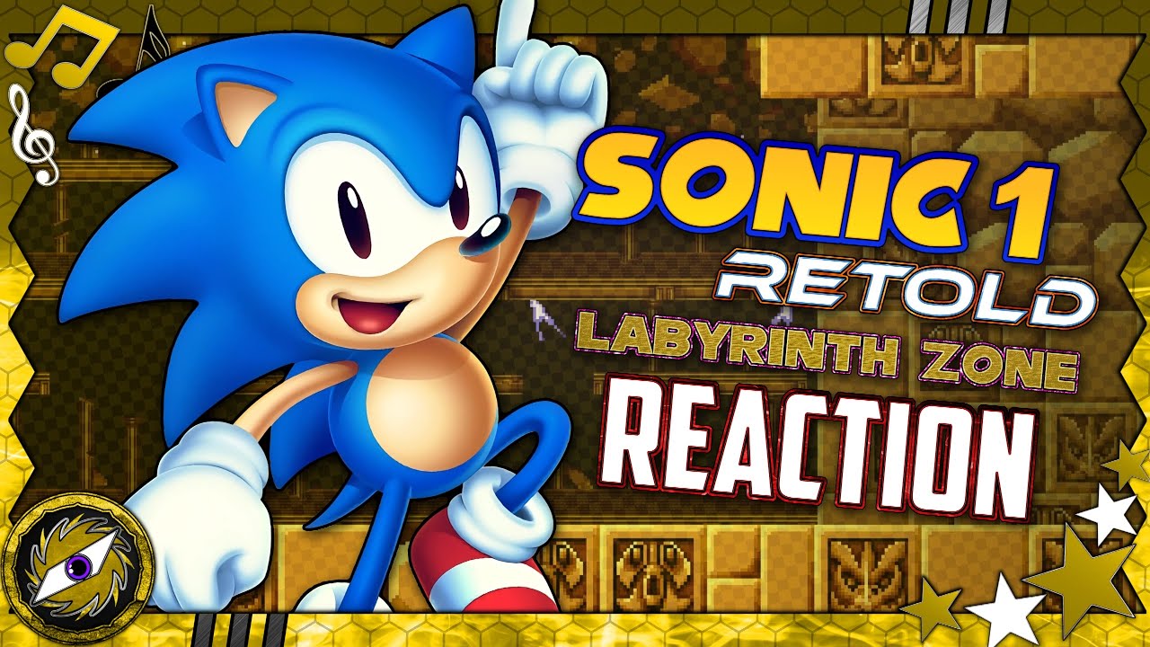 Sonic 1 Retold Labyrinth Zone - Sprite Animation (REACTION)