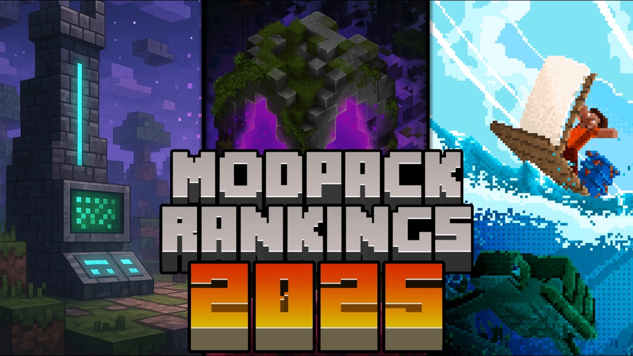 I Ranked EVERY Minecraft Modpack I Played in 2025