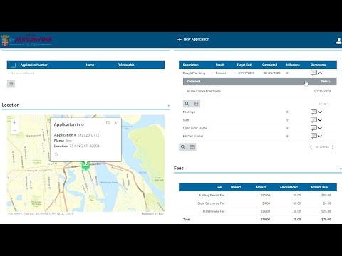 Building permit portal overview