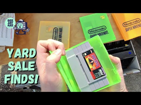 We Couldn't Stop Finding Video Games!!! - Yard Sale Adventures