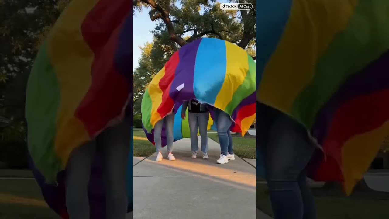 TikTok ai cast parachute magic princess transformation