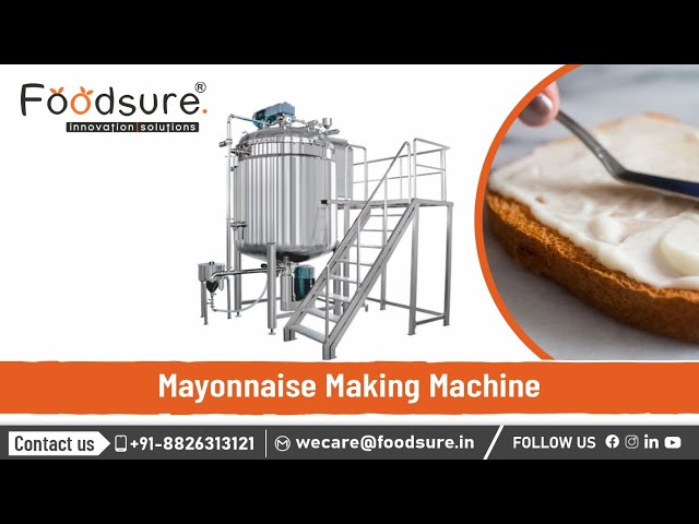 Mayonnaise Processing Machine - Mayonnaise Making Machine Manufacturer ...