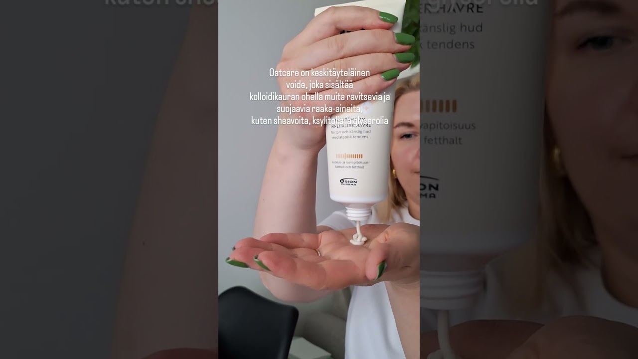 Oatcare on uusi kauraa sisältävä perusvoide🌾 Hajusteeton voide rauhoittaa, kosteuttaa ja suojaa💛