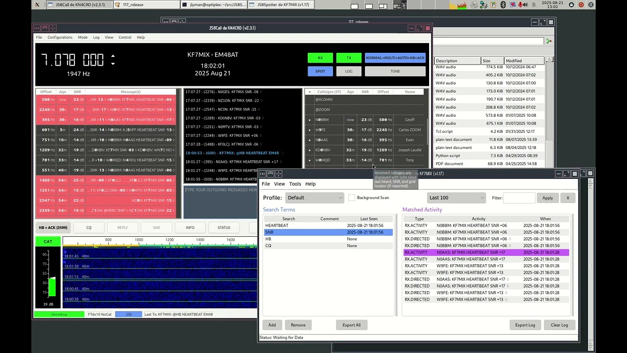 Introduction to JS8Spotter v117