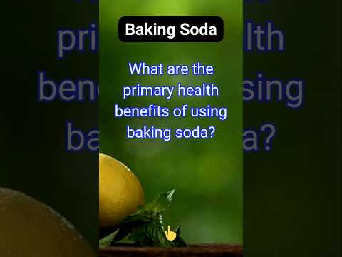 What are the primary health benefits of using baking soda?