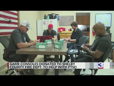 Game consoles given to fire department to help with PTSD