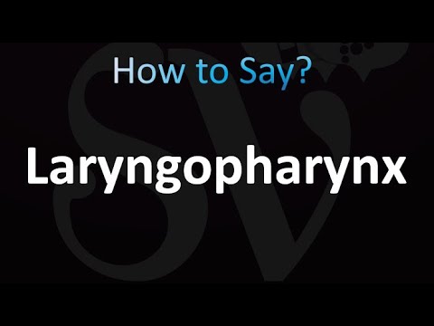 How to Pronounce Laryngopharynx (correctly!)