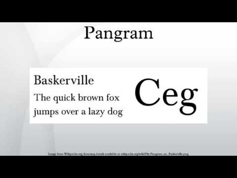 Pangram