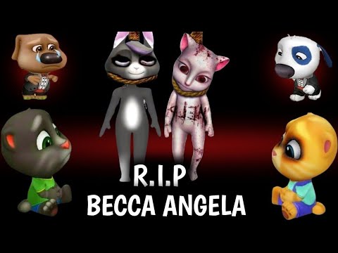 R.I.P BECCA and ANGELA 😭 - My Talking Tom Friends - AMONG US