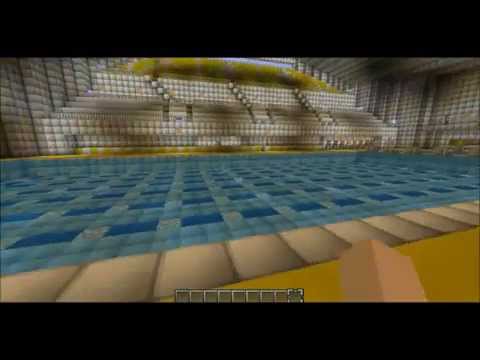 London 2012 Olympics Aquatics Centre Minecraft Map
