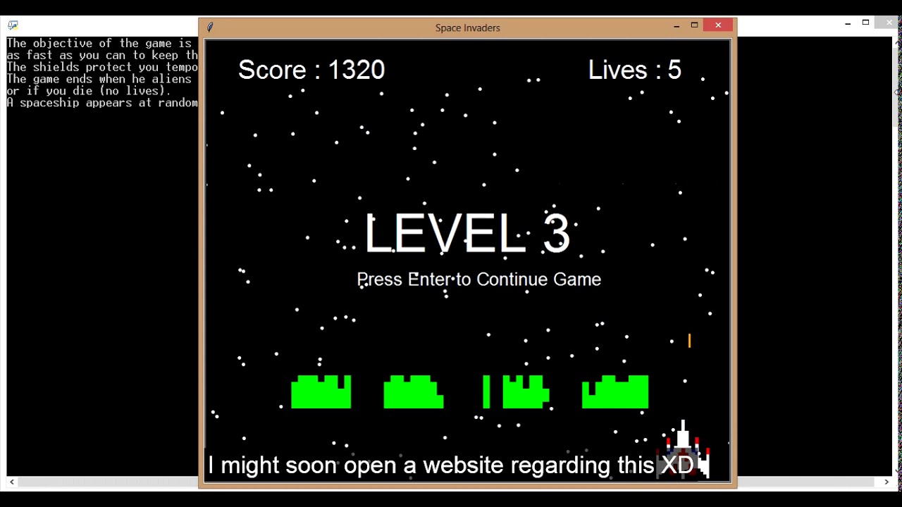 Space Invaders Classic | Python Turtle Graphics