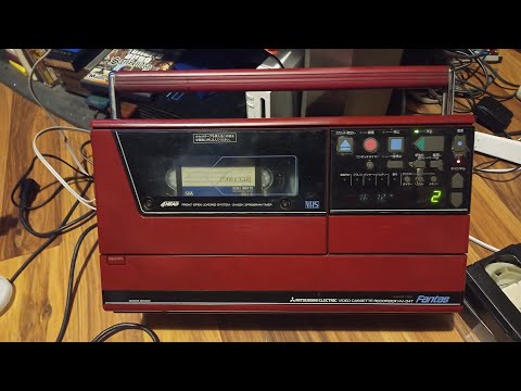 Mitsubishi HV-34T Fantas Portable VCR from 1984!