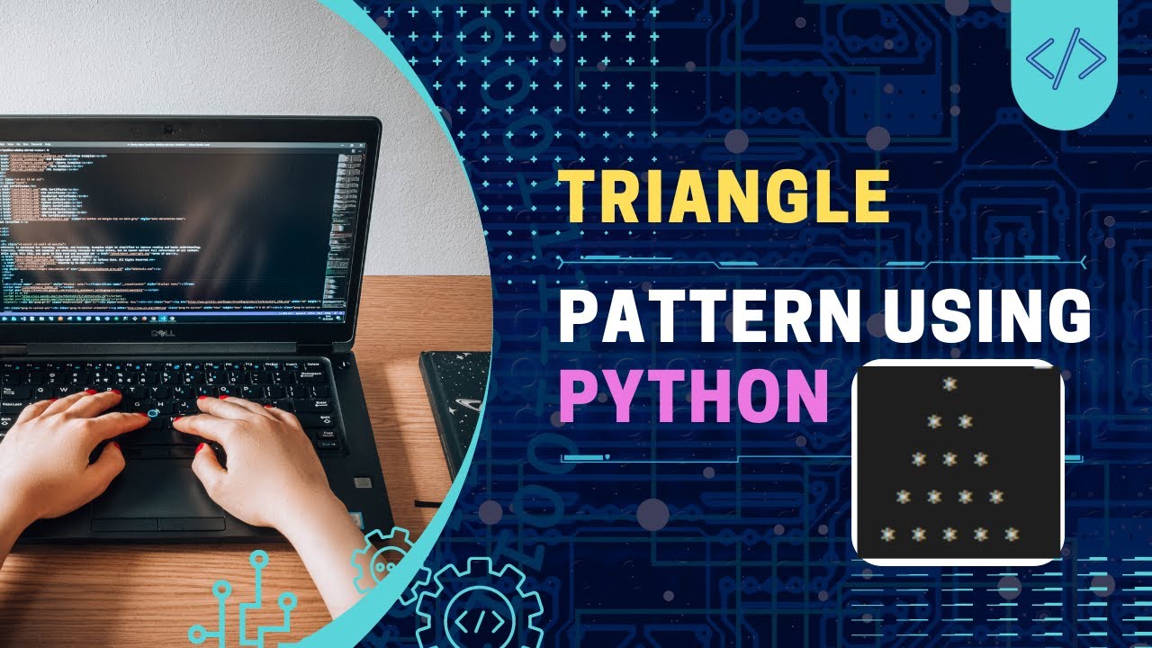 Triangle pattern using python | #patternprogram |Detailed Video| @cstricks