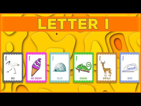 Words That Start with i Words for Toddlers Kids Learning Videos | Baby World