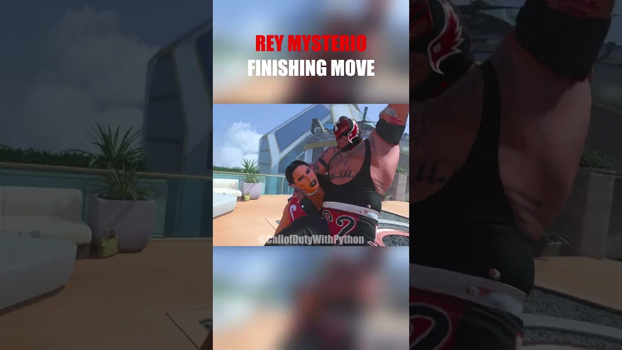 REY MYSTERIO FINISHING MOVE BOOYAKA 619 #wwe #619 #cod #warzone #edit #shorts #fyp #reymysterio #mw3