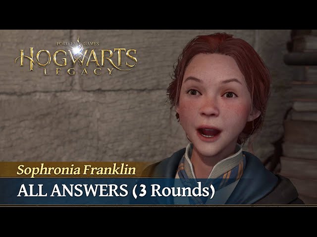 Hogwarts Legacy Sophronia Franklin quiz guide: All Answers, quest ...