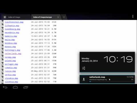 How to download and install offline maps in c:geo