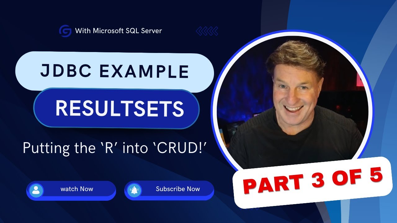 JDBC ResultSet Example with the SQL Server Database