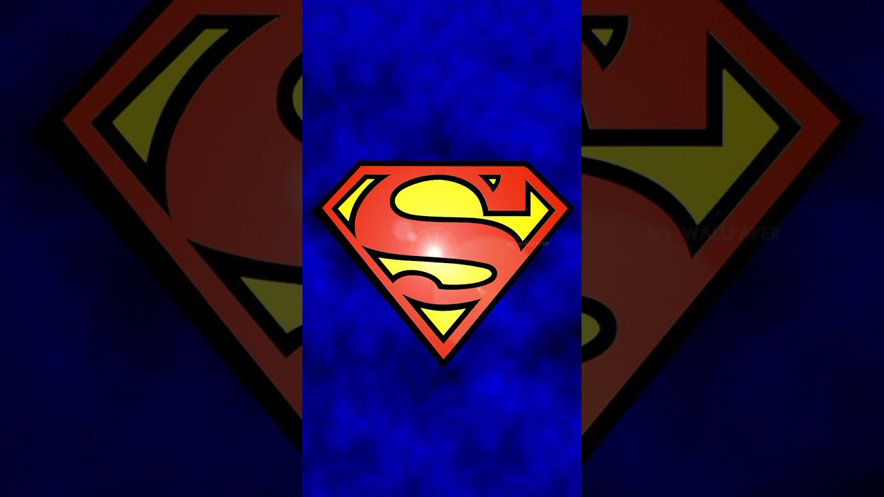 Superman logo live wallpaper | DC multi universal  |  iPhone Wallpaper#shorts #superman#dc #2022