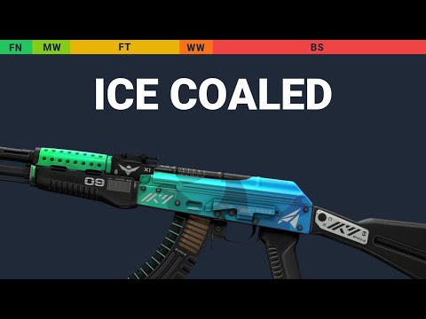 AK-47 Ice Coaled - Skin Float And Wear Preview
