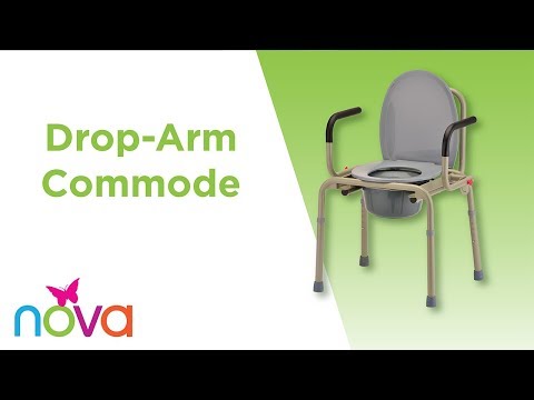 Drop Arm Commode - Gray – Nova Medical Products