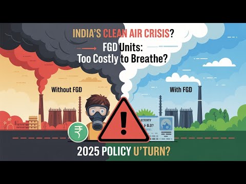 Flue Gas Desulphurisation | Why India’s Coal Plants Must Install FGD Units | Clean Air vs Cost
