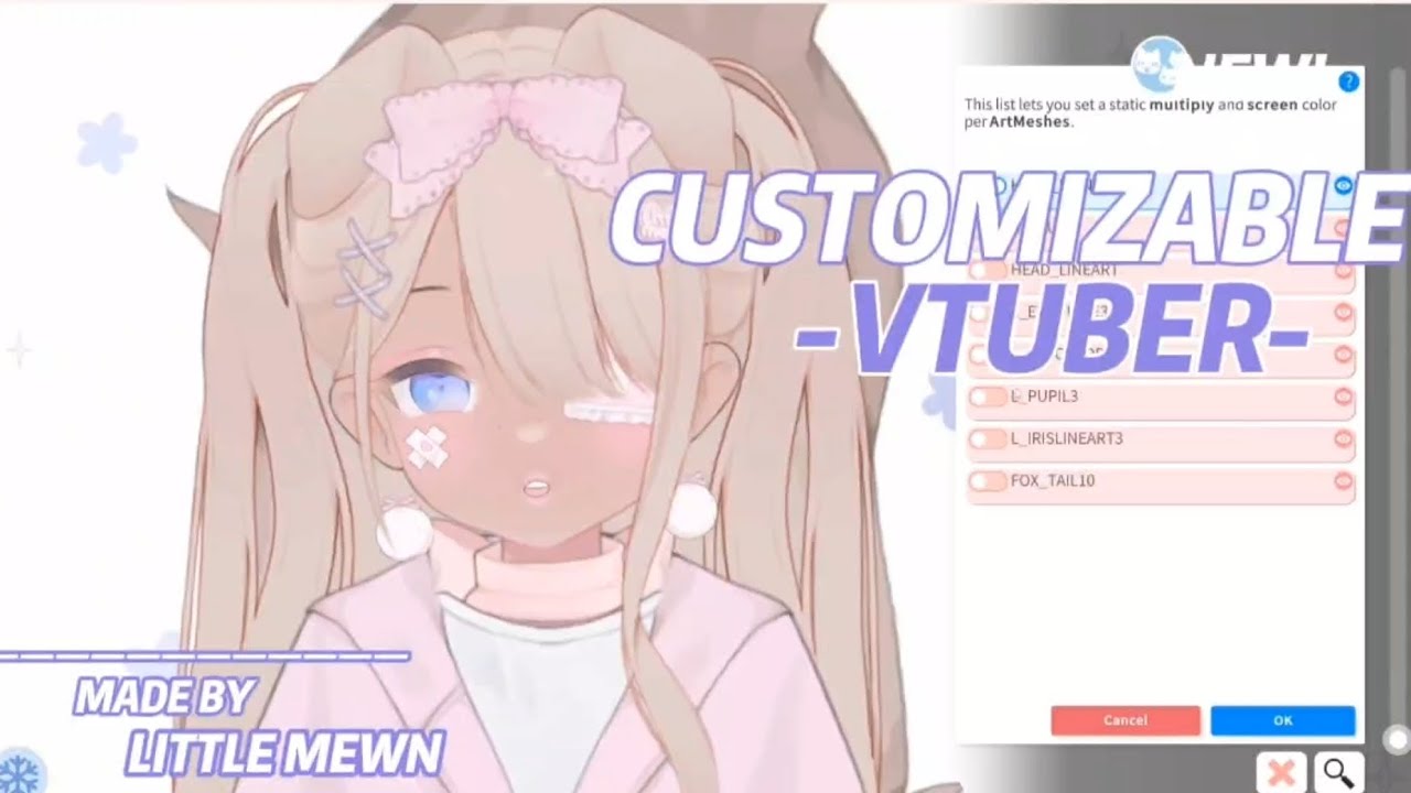 CUSTOMIZABLE VTUBER MODEL | SETUP TUTORIAL